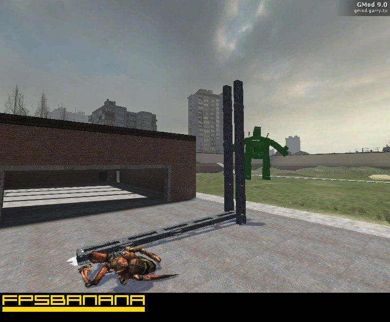 GIant Wooden Robot Mod for Garry's Mod 9 | GMod 9 Mods