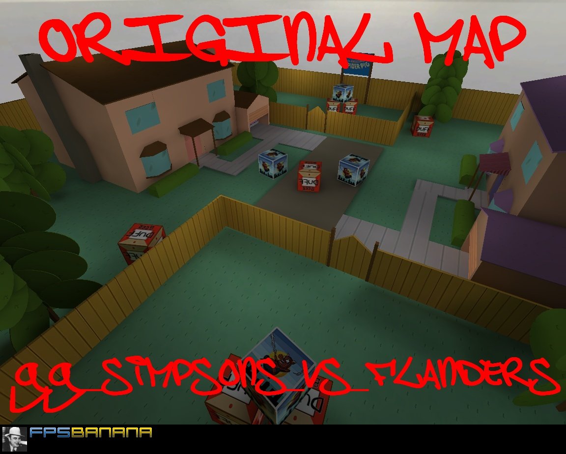 gg_simpsons_vs_flanders_v2 Mod for Counter-Strike: Source | CS:S Mods