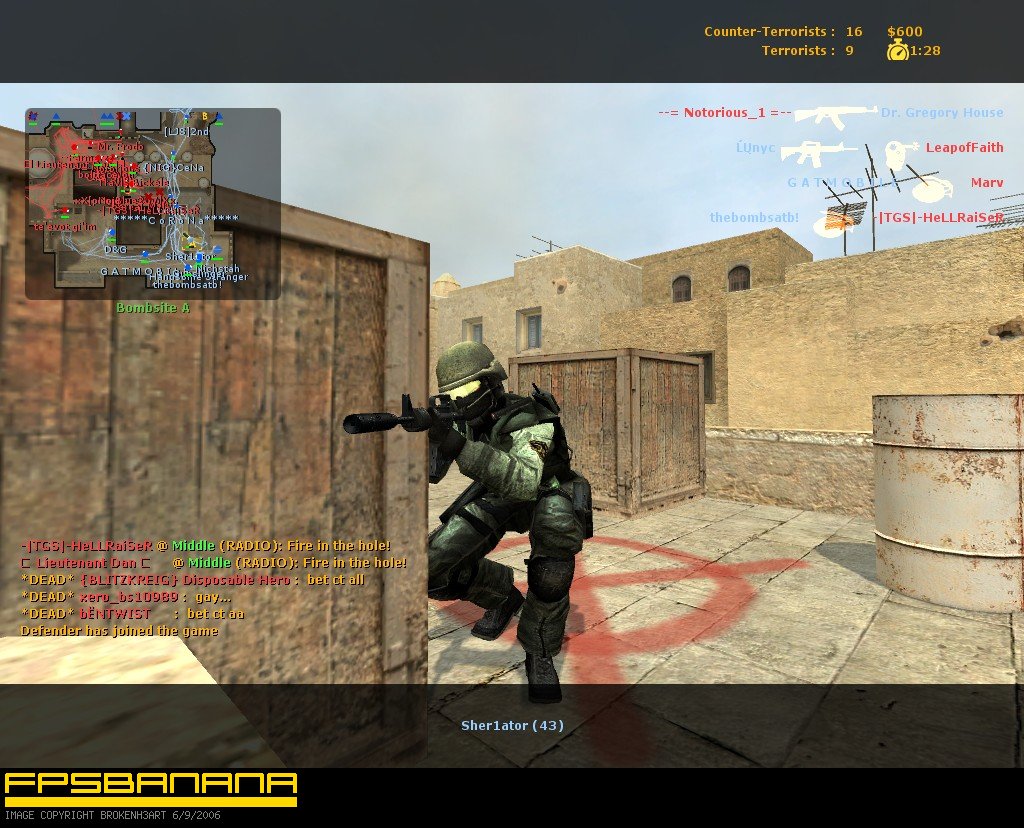 High Res Urban Skin [Counter-Strike: Source] [Mods]