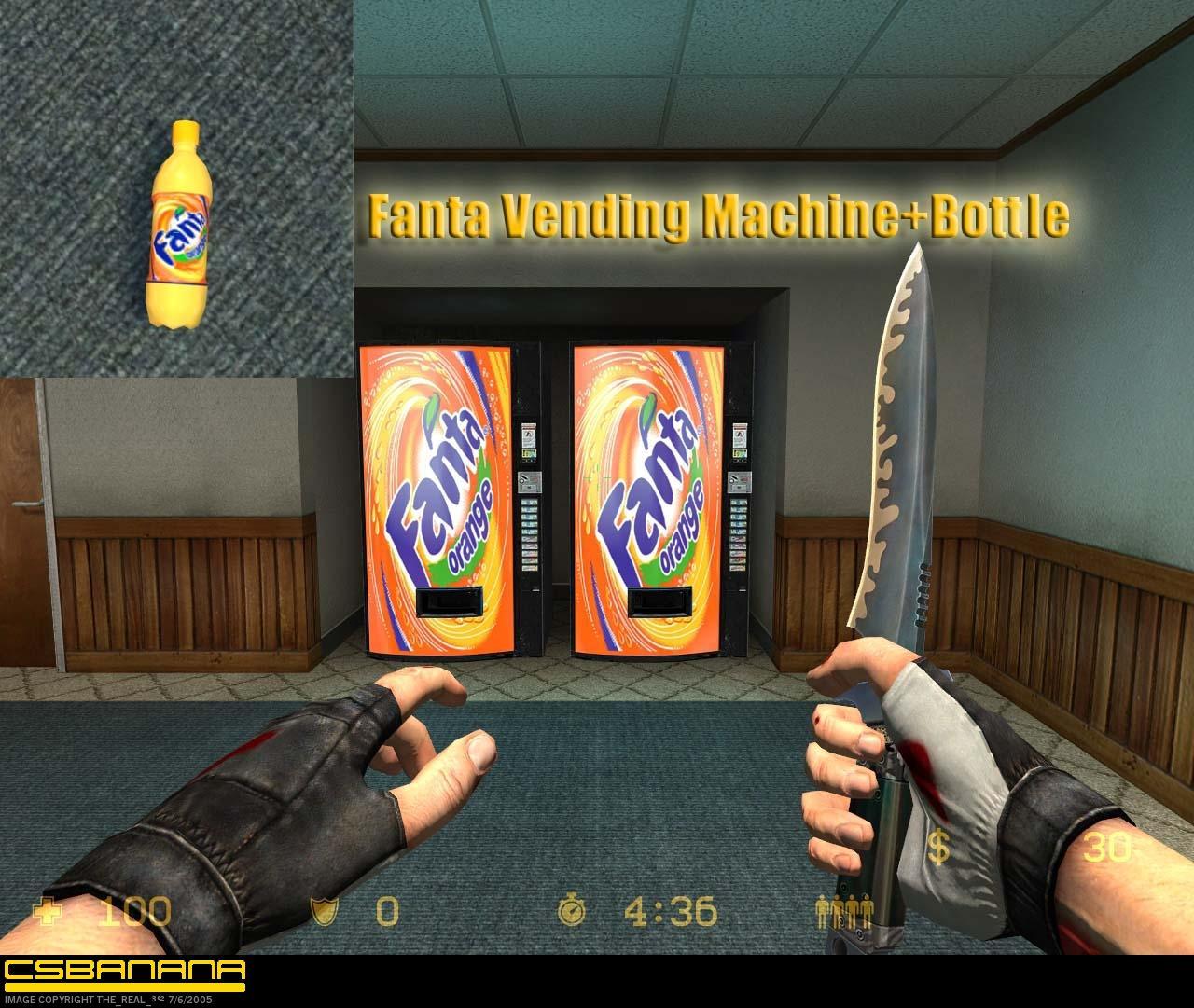 Fanta Machine (Bottles Included) [Counter-Strike: Source] [Mods]