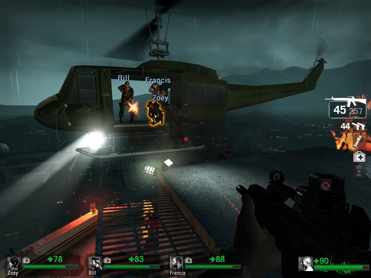 Helicopter_US Army 1st Cav Huey_l4d1 Mod for Left 4 Dead | L4D Mods