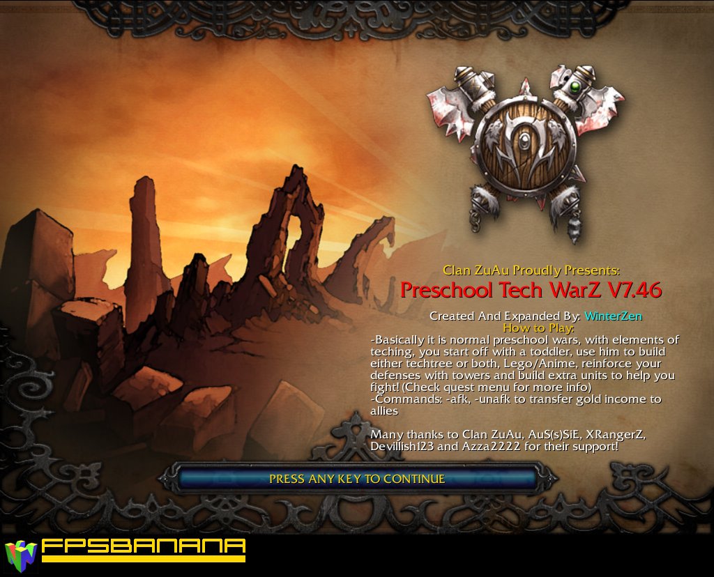 preschool tech wars v7.46 [Warcraft III: The Frozen Throne] [Mods]