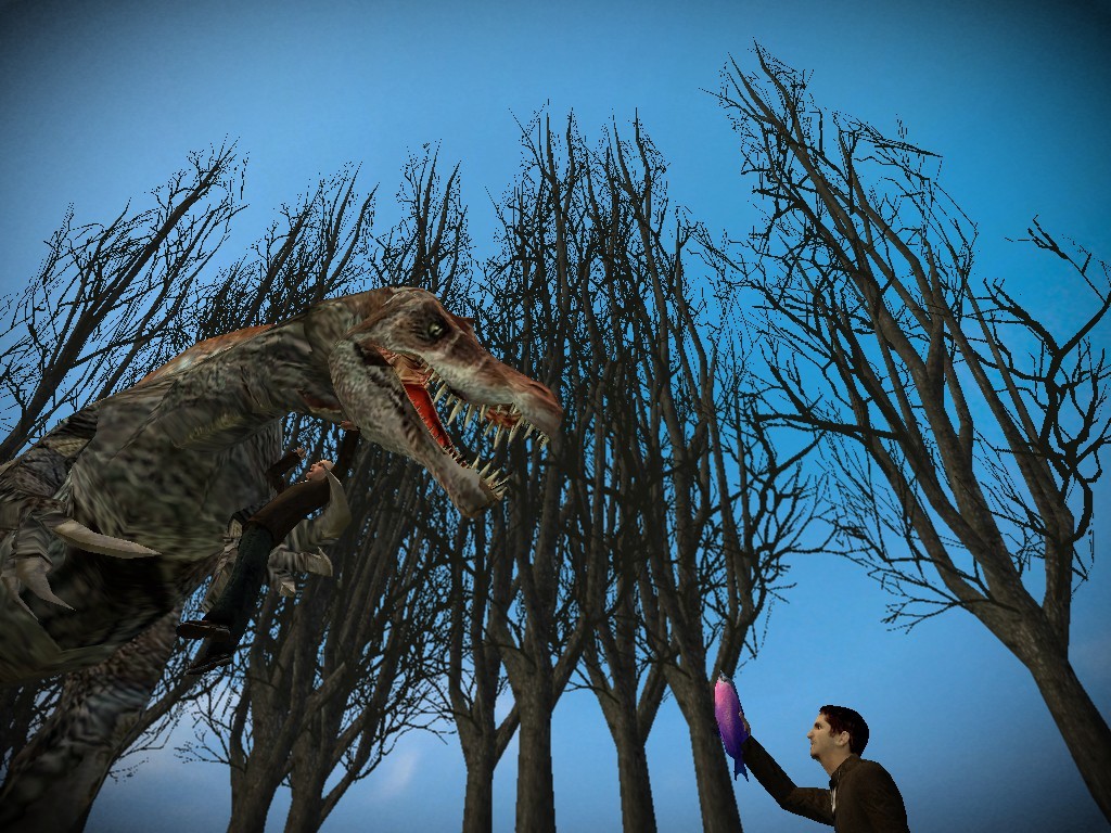 JP3 T-Rex and Spinosaurus reskin Mod for Garry's Mod | GMod Mods
