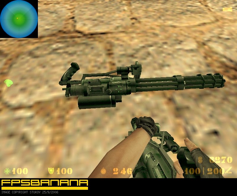 Green Improved Minigun Mod for Counter-Strike: Condition Zero | CS:CZ Mods