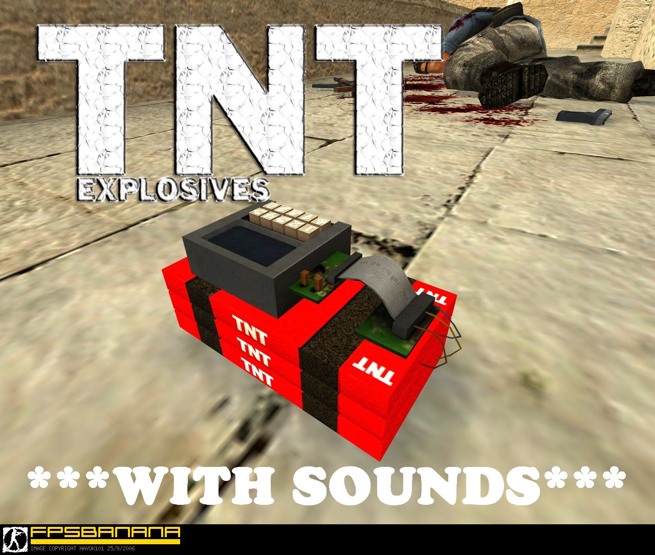 TNT Explosives + Sounds [Counter-Strike: Source] [Mods]