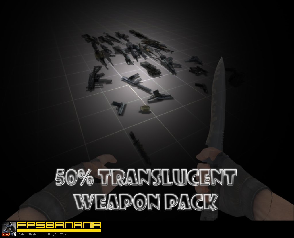 Half-translucent Weapons (Without W_ Models) Mod for Counter-Strike ...