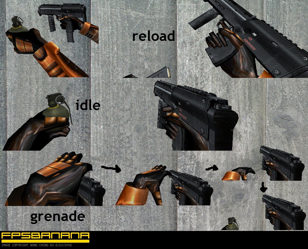 mp7 and grenade as 9mmar [Half-Life] [Mods]