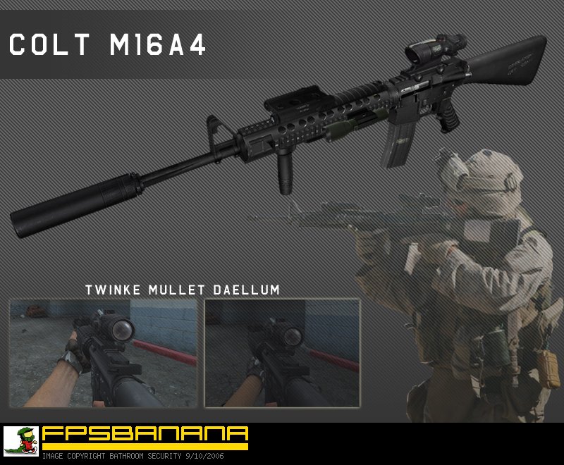 Iraq M16A4 For AUG Mod for Counter-Strike: Source | CS:S Mods