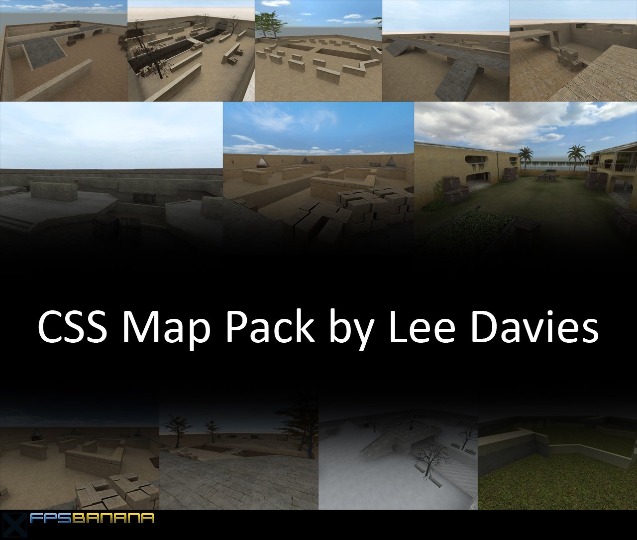 CSS Map Pack by Lee Davies Mod for Counter-Strike: Source | CS:S Mods