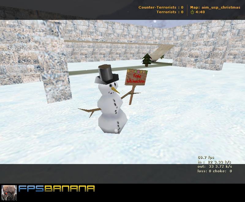 aim_usp_christmas Mod for Counter-Strike 1.6 | CS1.6 Mods