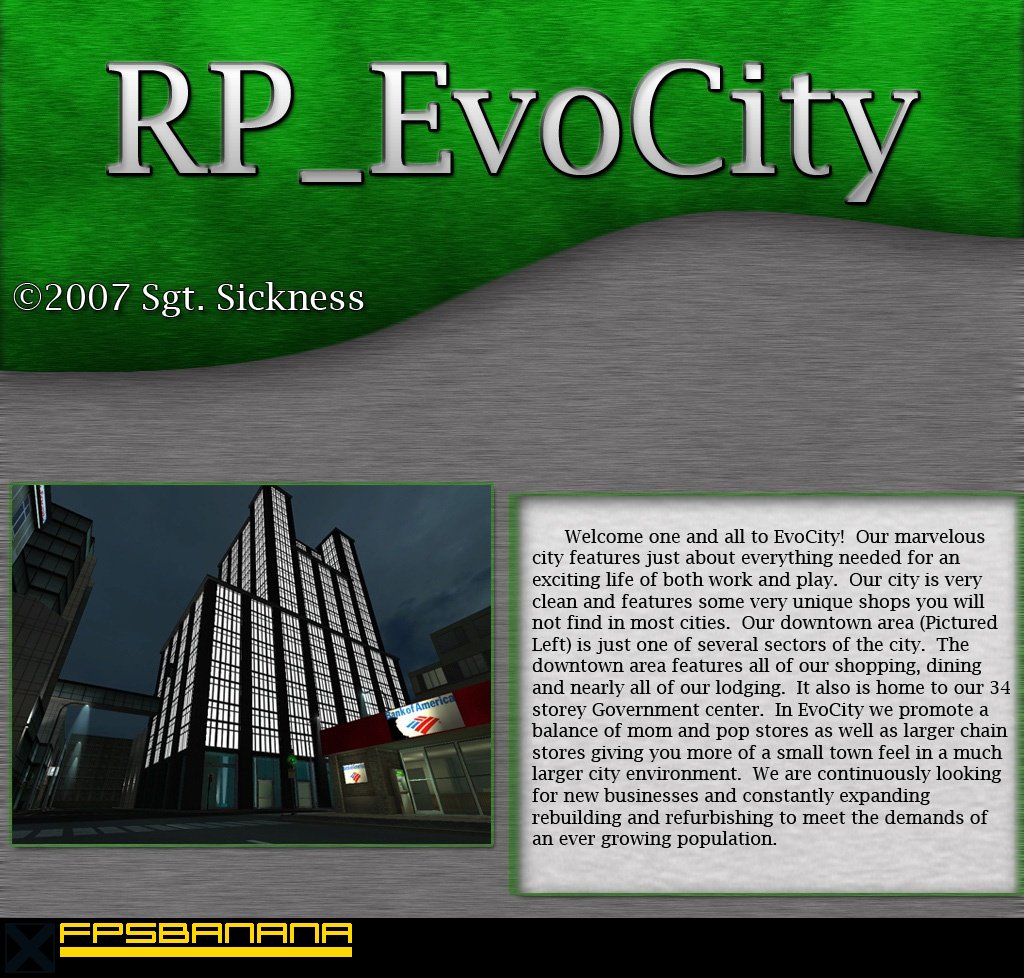 rp_evocity_v1p Mod for Garry's Mod | GMod Mods