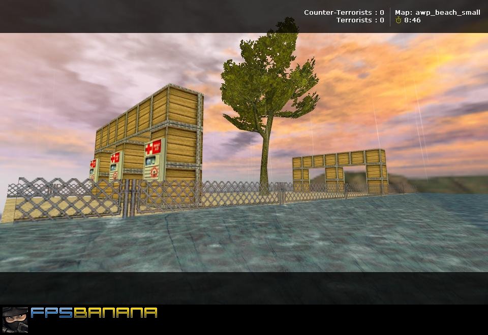 awp_beach_small Mod for Counter-Strike 1.6 | CS1.6 Mods
