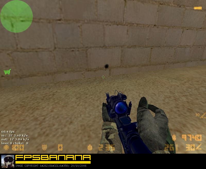Blue Spec Ops M4 [Counter-Strike: Condition Zero] [Mods]