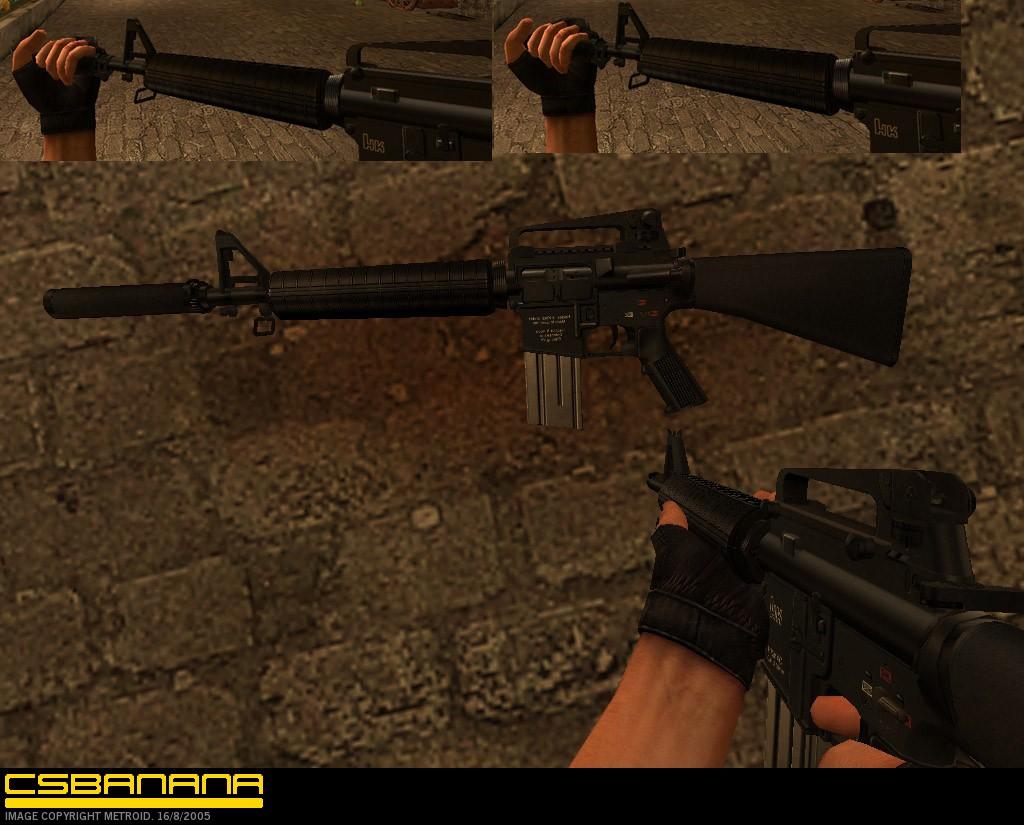 Black Colt M16A4 [Counter-Strike: Source] [Mods]