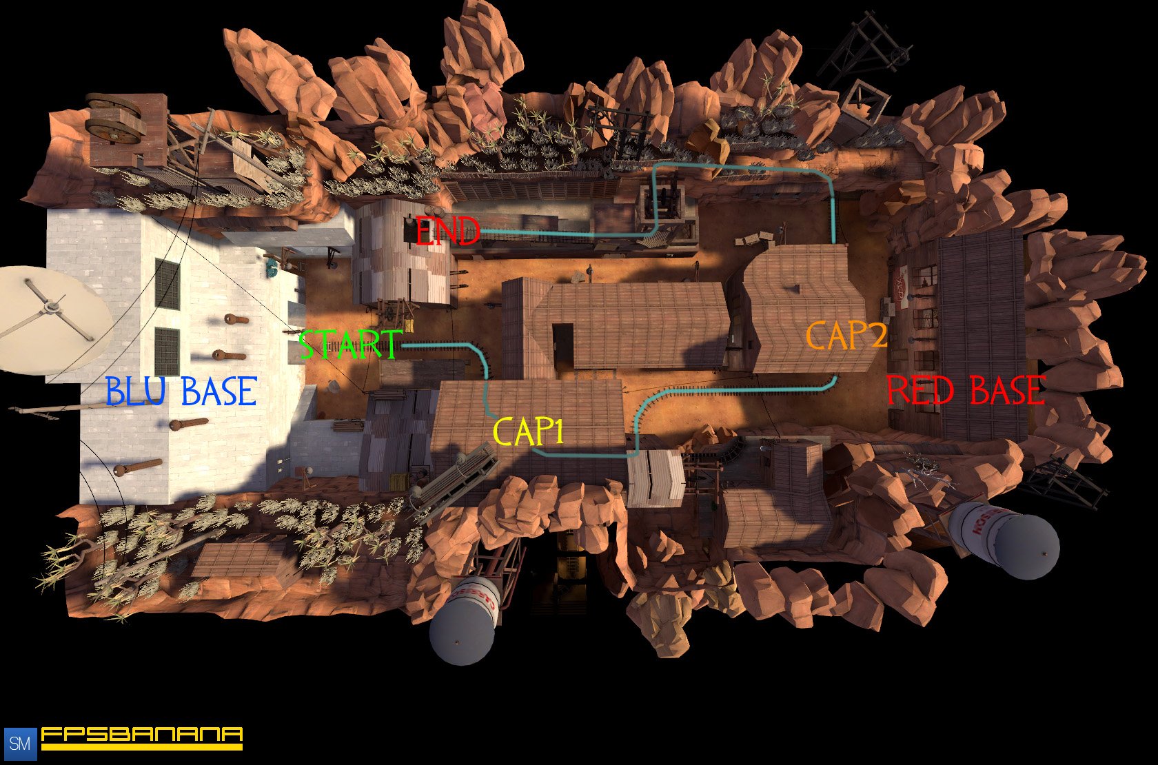 pl_cliffside_v1 Mod for Team Fortress 2 | TF2 Mods