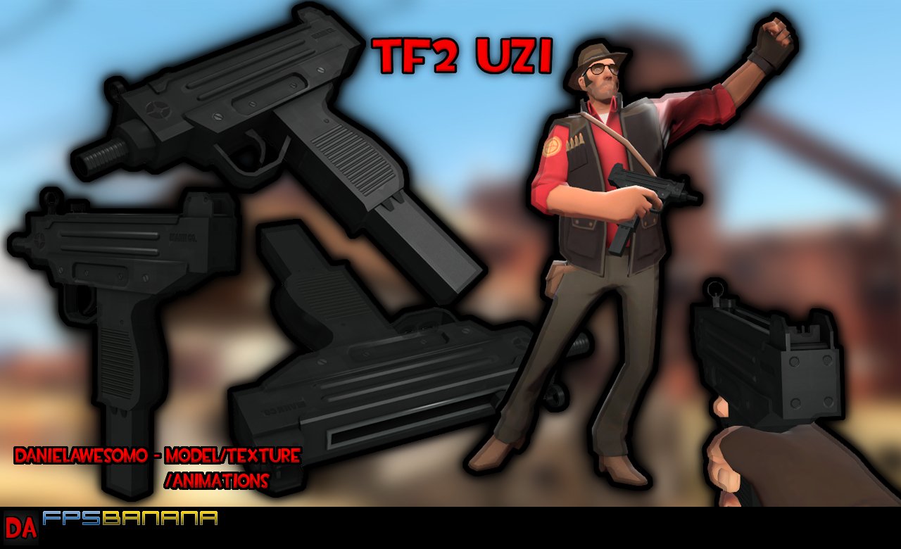 TF2 Uzi Mod for Team Fortress 2 | TF2 Mods