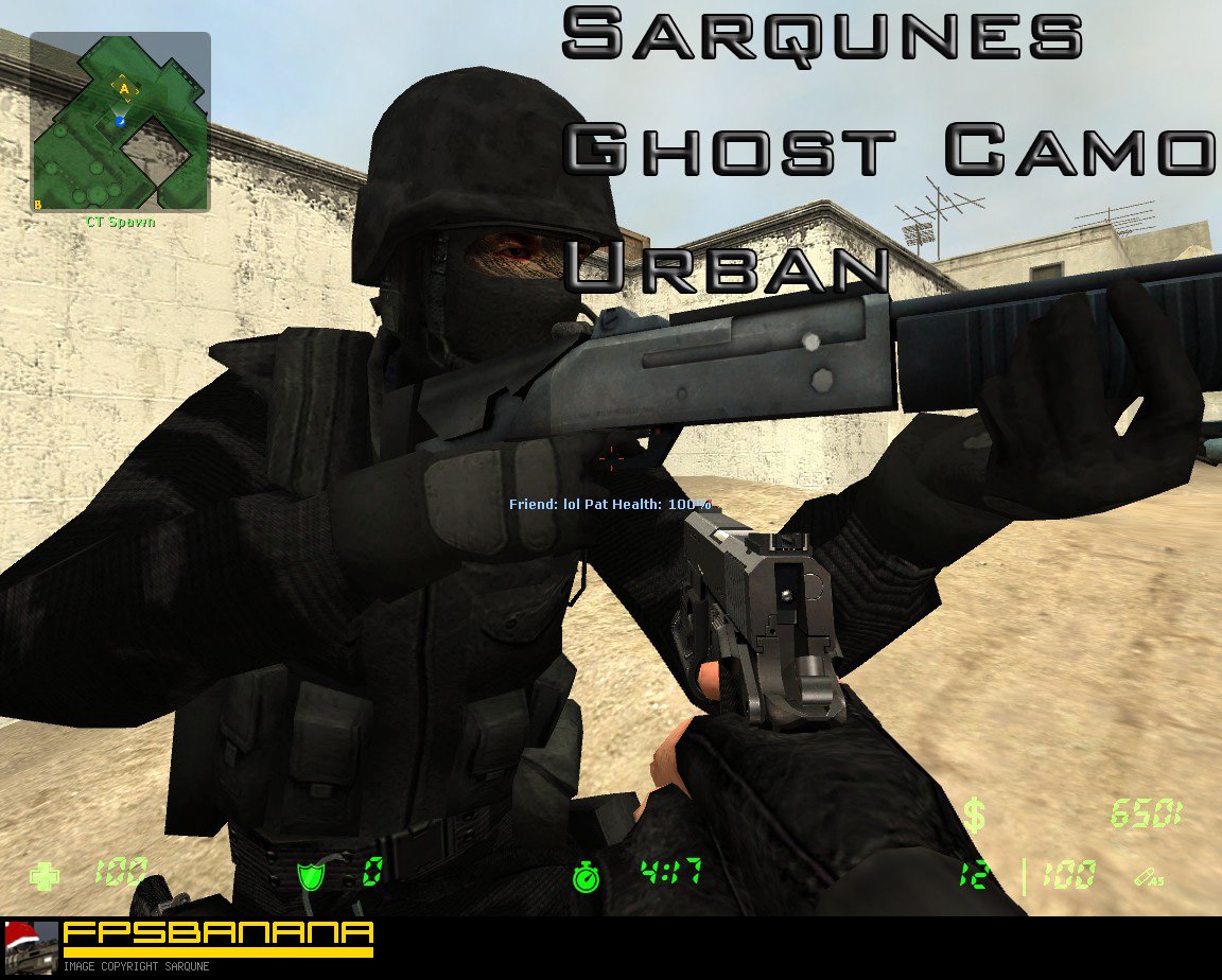 Ghost Camo Urban! [Counter-Strike: Source] [Mods]