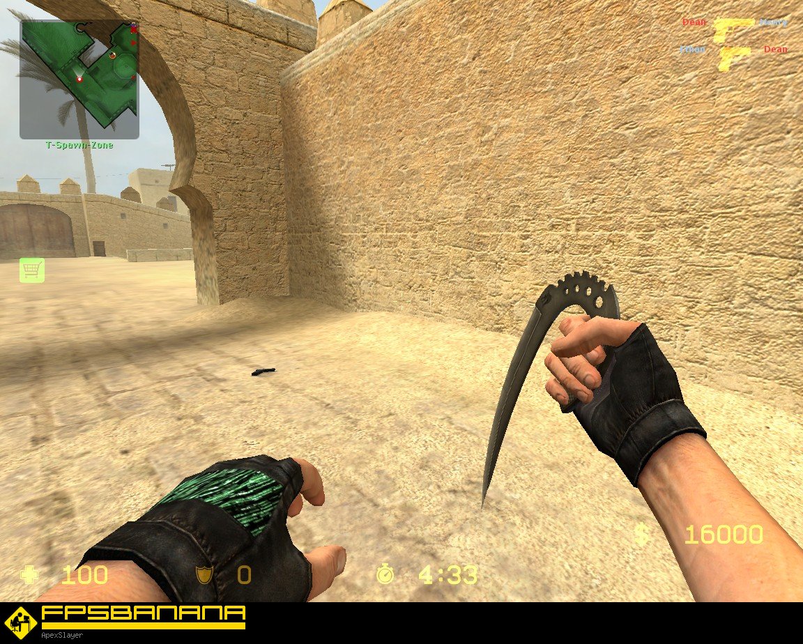 Animated Matrix Gloves [Counter-Strike: Source] [Mods]