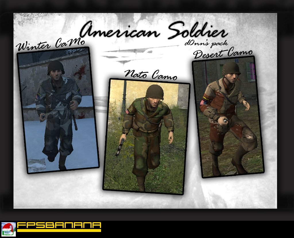 d0nn's American Soldier Pack Mod for Day of Defeat: Source | DoD:S Mods