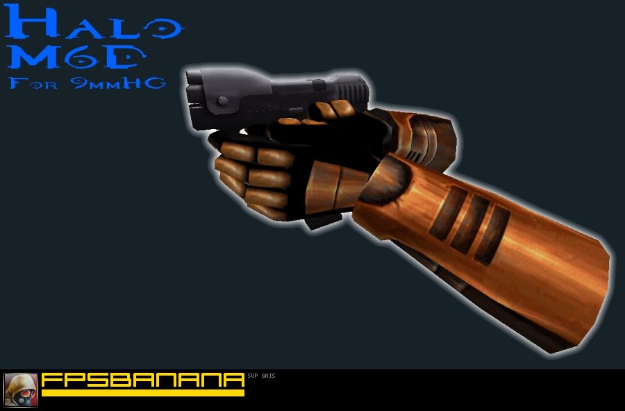 Halo: Combat Evolved M6D Magnum Mod for Half-Life | HL Mods