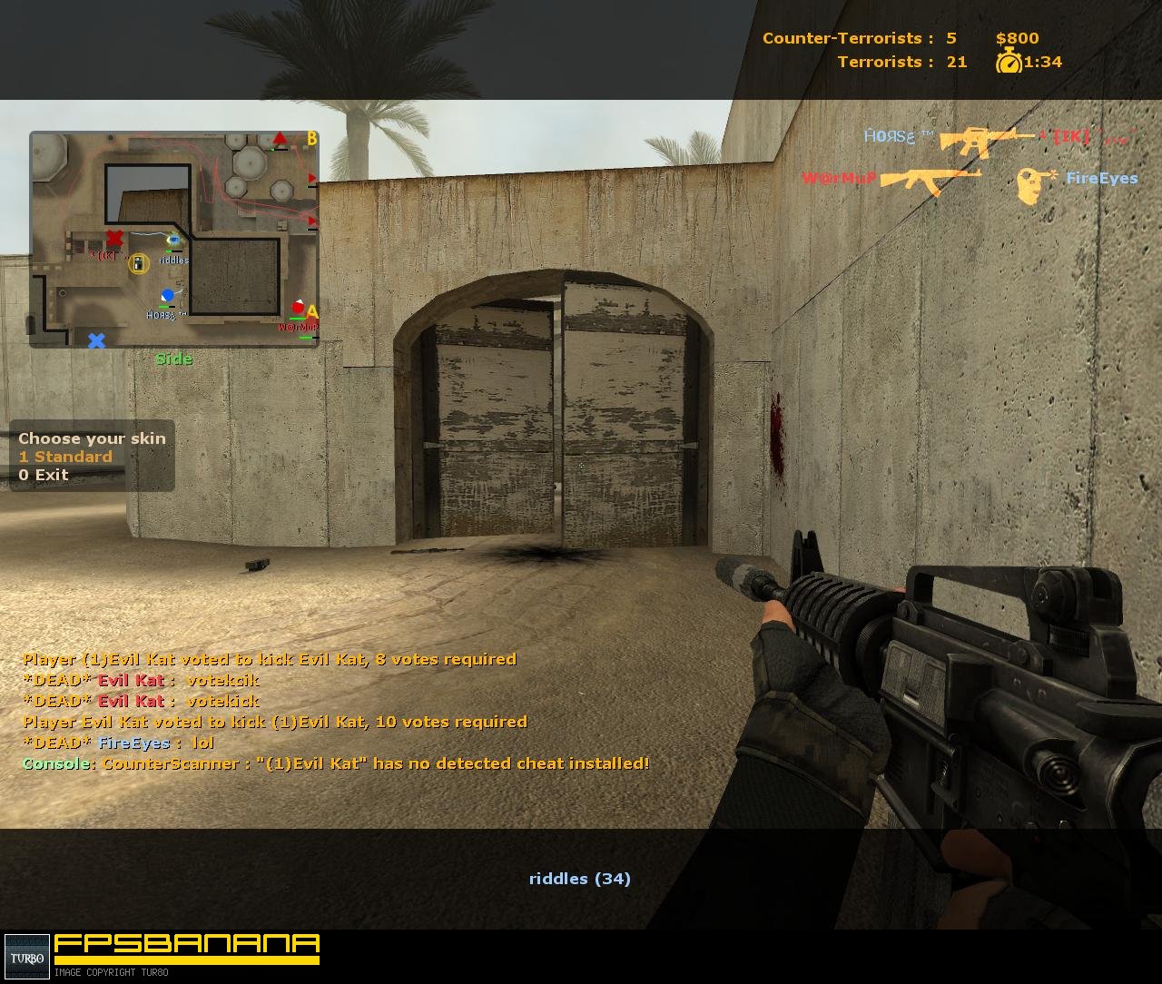 Night stalker m4 Mod for Counter-Strike: Source | CS:S Mods