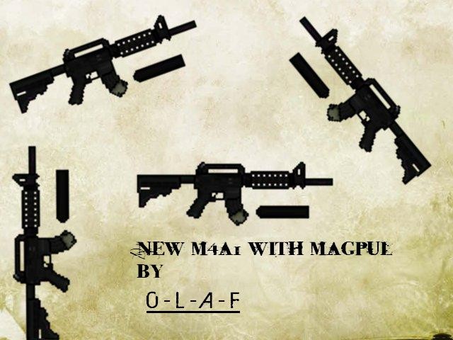 M4a1 Colt M4 Carbine Upper Assembly, Matech BUIS Rear Sight, Quad Rail