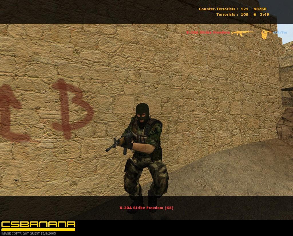 Brown/Green Camo Terrorist Mod for Counter-Strike: Source | CS:S Mods