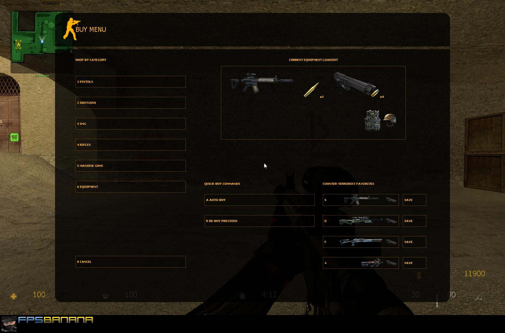 Small-White Hud Mod for Counter-Strike: Source | CS:S Mods