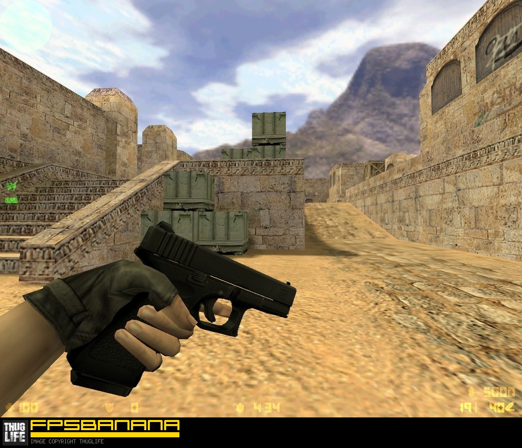Bullet's Glock 19 *one-handed anims* [Counter-Strike: Condition Zero ...