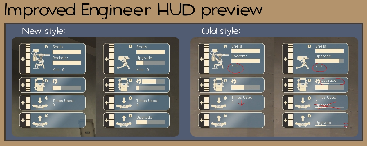 Engineer HUD improved Mod for Team Fortress 2 | TF2 Mods