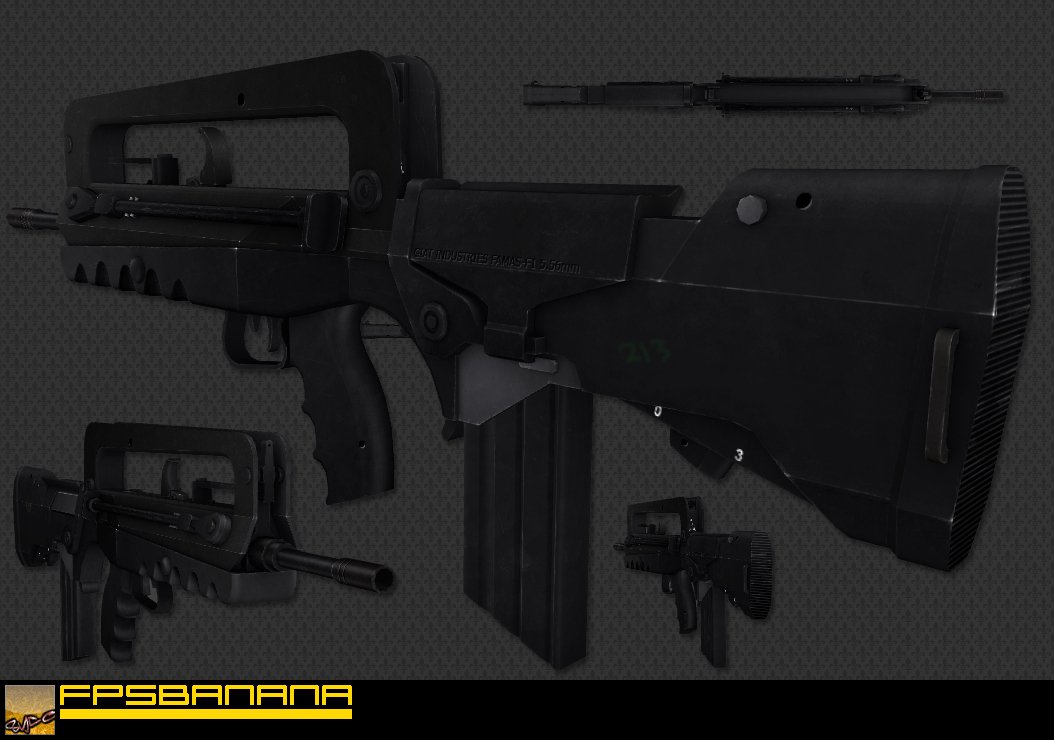 Black Famas Mod for Counter-Strike: Source | CS:S Mods