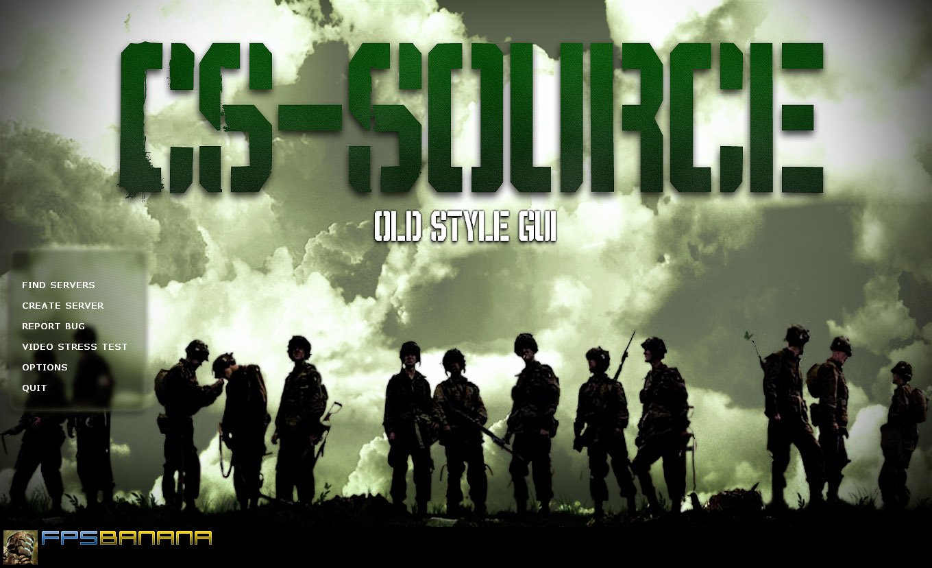CS Source old style gui Mod for Counter-Strike: Source | CS:S Mods