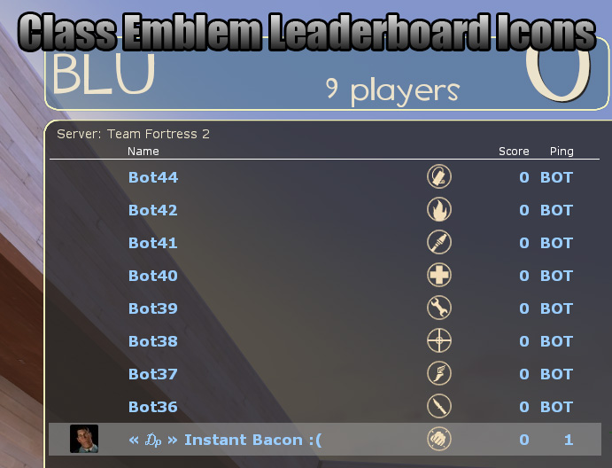 Class Emblem Leaderboard Icons Mod for Team Fortress 2 | TF2 Mods