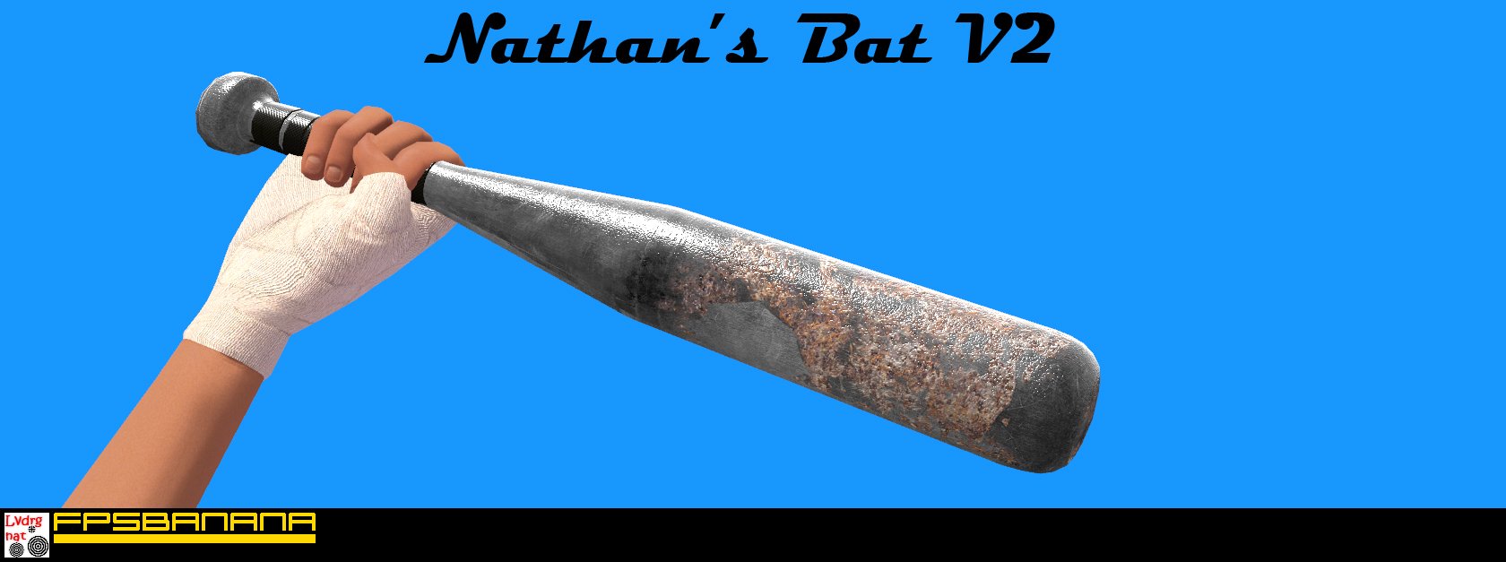 Rusted Bat V2 (Hi-Res Phonged) [Team Fortress 2] [Mods]