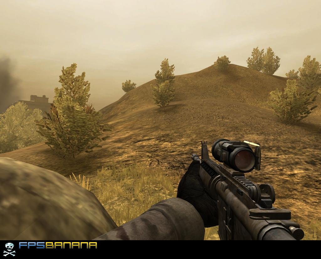 Desert Camo M4A1 Mod for Battlefield 2 | BF2 Mods