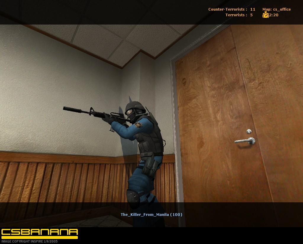 Blue Police CT Mod for Counter-Strike: Source | CS:S Mods