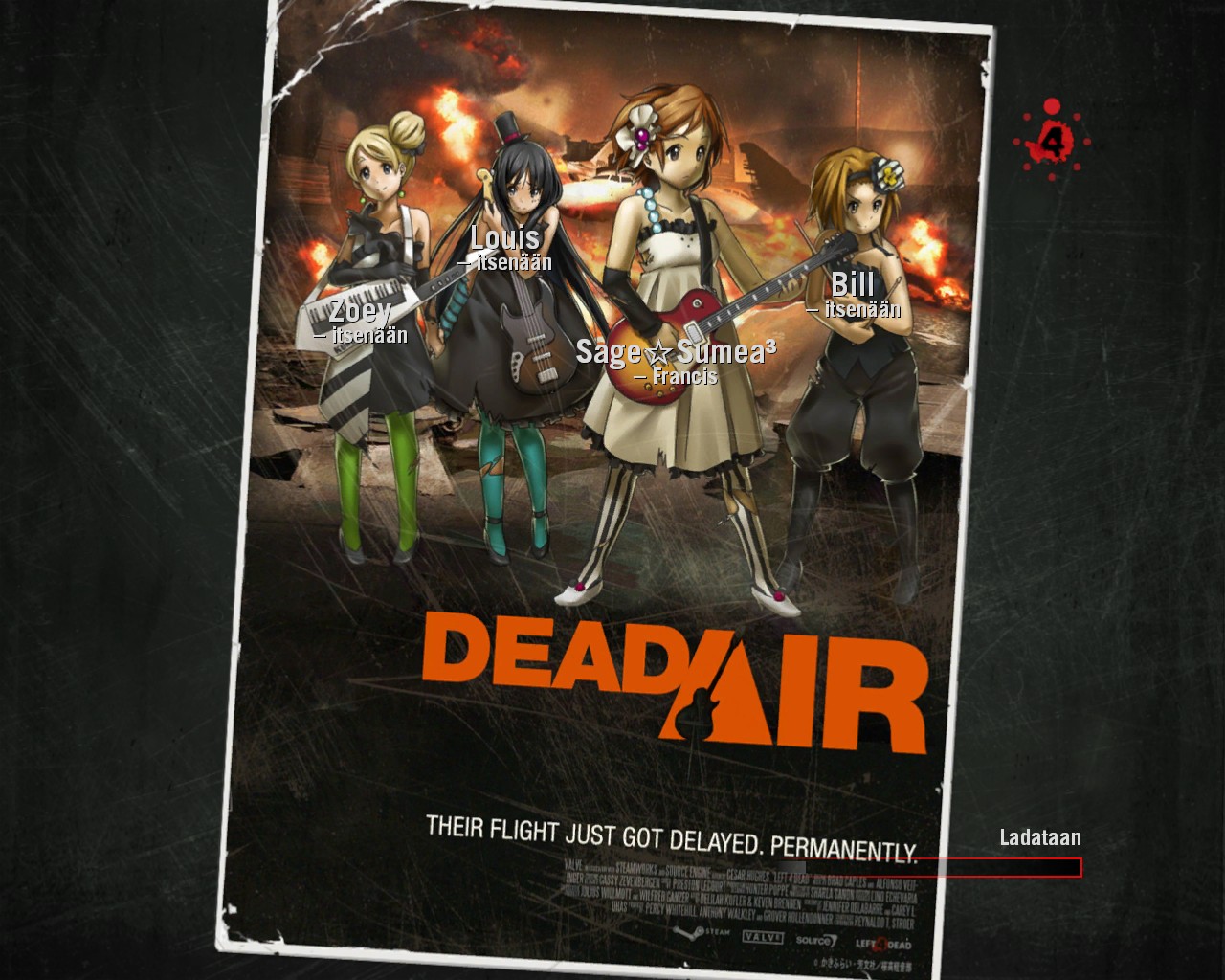 K-On Air Loading Screen [Left 4 Dead] [Mods]