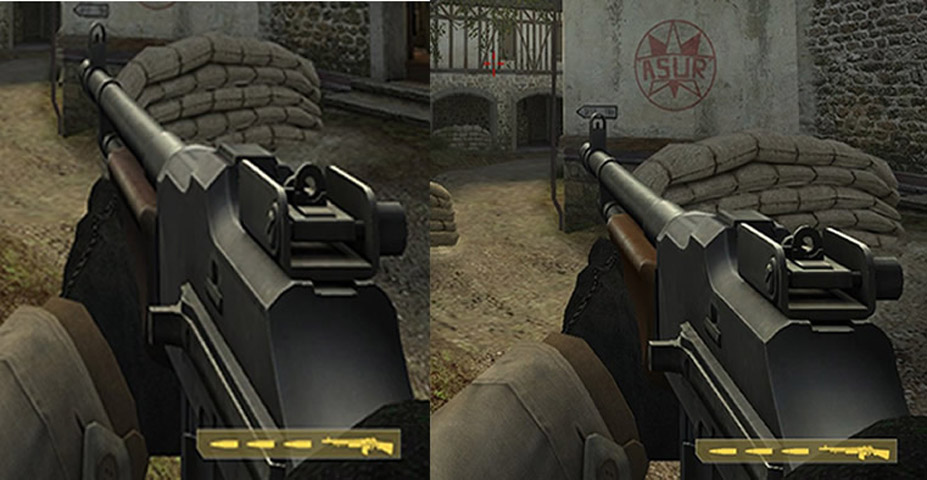 Browning Assault Rifle - Lighter Brown Wood Grip [Day of Defeat: Source ...