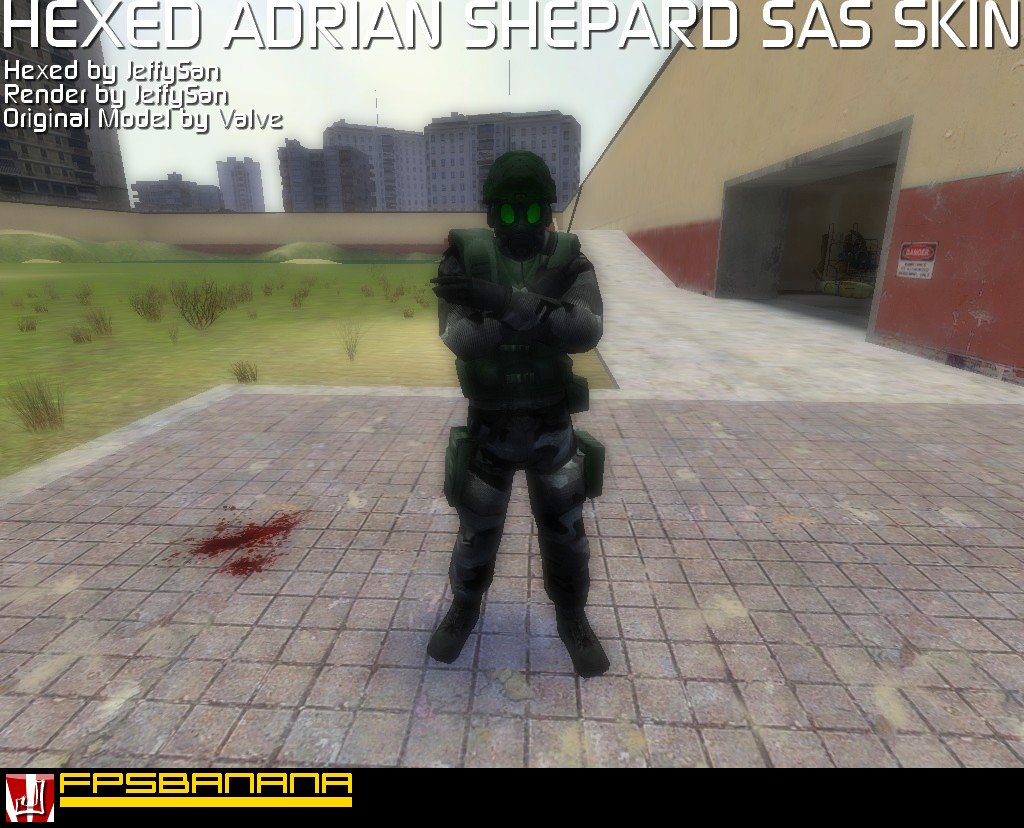 Hexed Adrian Shepard Skin Mod for Garry's Mod | GMod Mods