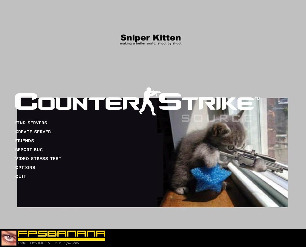 Sniper Kitten [Counter-Strike: Source] [Mods]