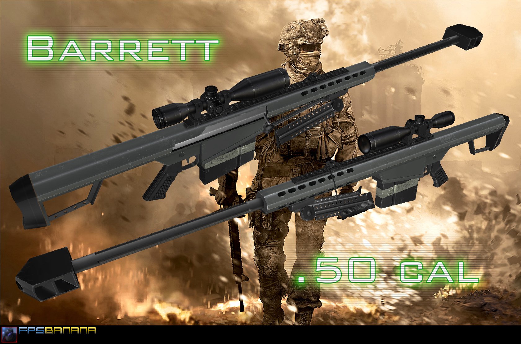 Barrett .50 cal Mod for Counter-Strike: Source | CS:S Mods