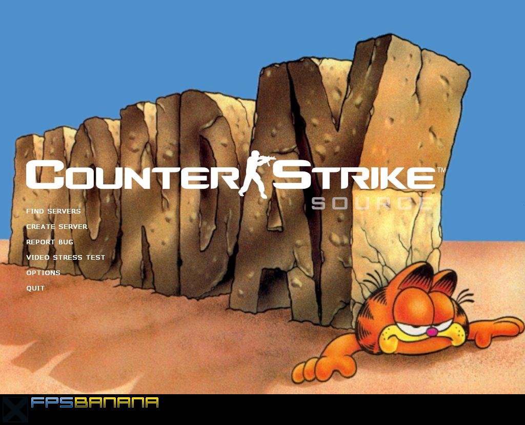 Garfield Desert Monday [Counter-Strike: Source] [Mods]
