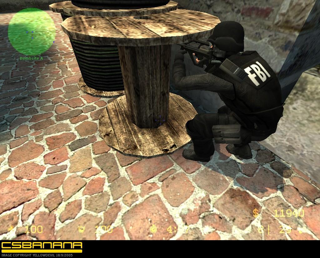 Black FBI Skin [Counter-Strike: Source] [Mods]