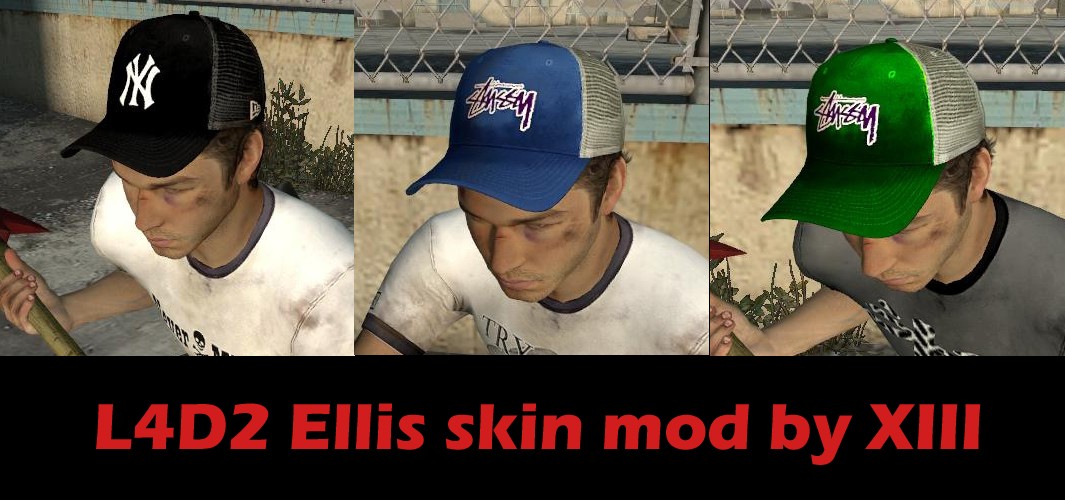 Ellis Skin mods pack Mod for Left 4 Dead 2 | L4D2 Mods