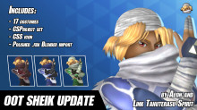 Sheik Costumes [Super Smash Bros. Brawl] [Mods]