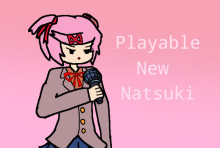 Playable real natsuki pysch [Friday Night Funkin'] [Mods]