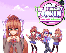 Minus Monika Full Reskin [Friday Night Funkin'] [Mods]