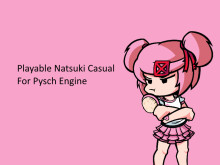 Playable Natsuki Hank For Pysch Engine [Friday Night Funkin'] [Mods]