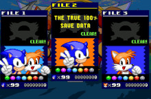 The True 100% Save Data Collection for Sonic CD (2011) | SCD Collections