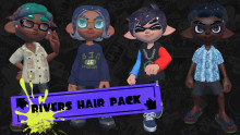 River's Hair Pack 1 Mod for Splatoon 3 | Splatoon 3 Mods
